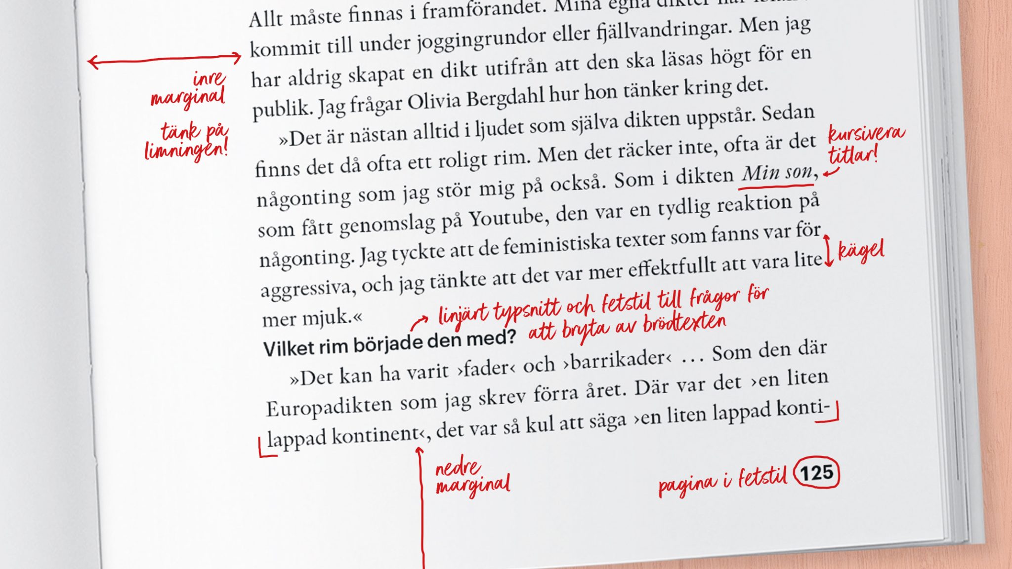 Bokens väg till bok, del 2: Så formas en boksida