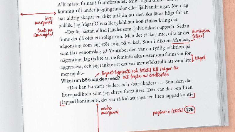 Bokens väg till bok, del 2: Så formas en boksida